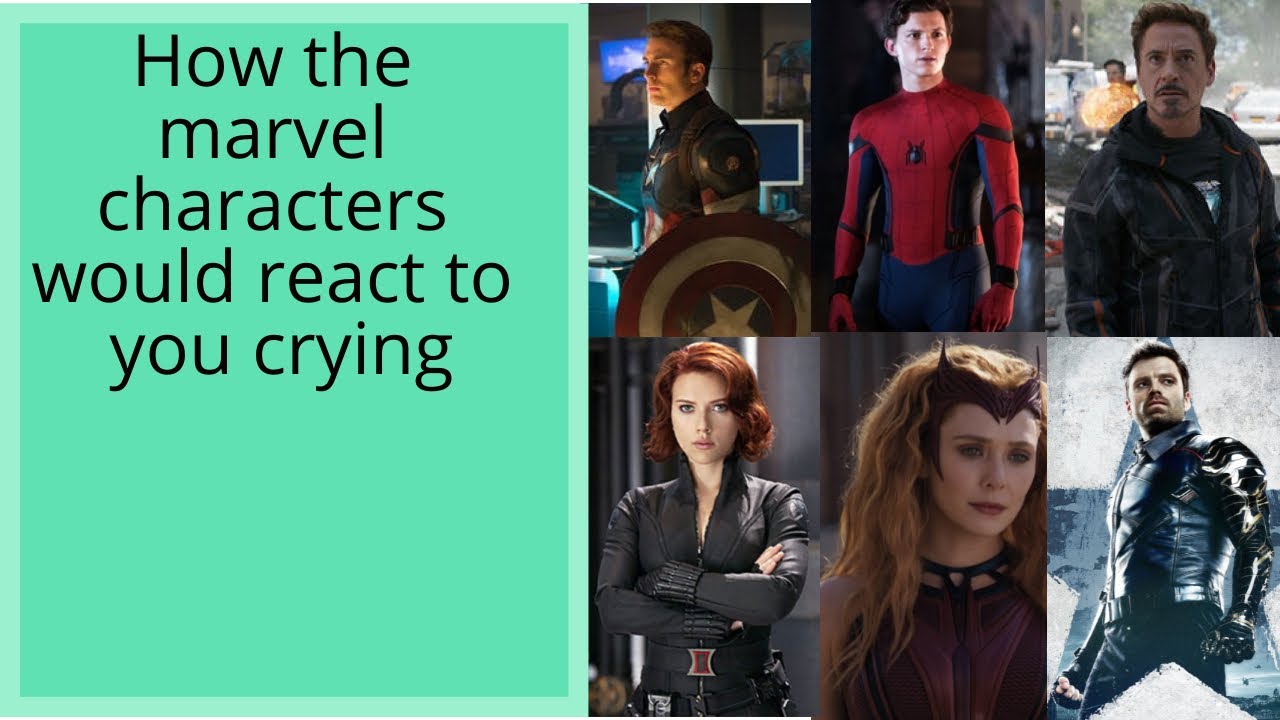 How the marvel characters would react to you crying #Marvel #Shorts # ...