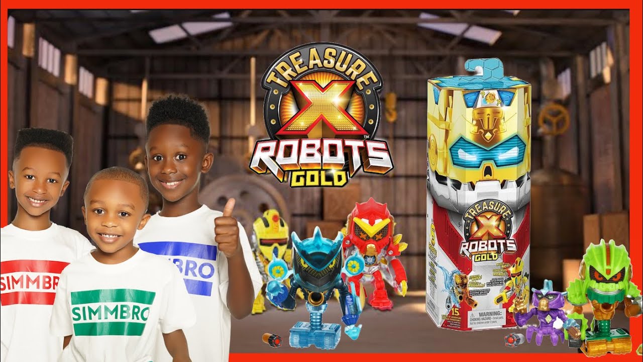 TREASURE X ROBOT GOLD Collection Review--Which Robot will we get ...