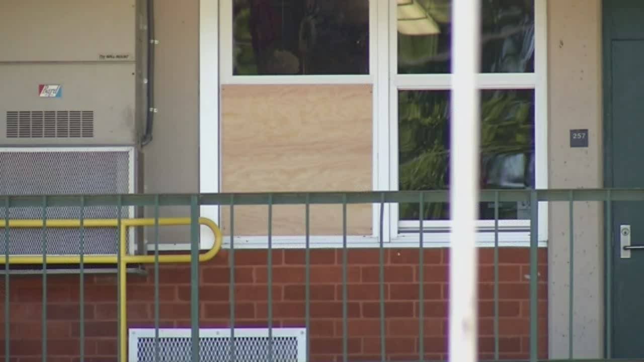 Student describes bullet hitting school - YouTube