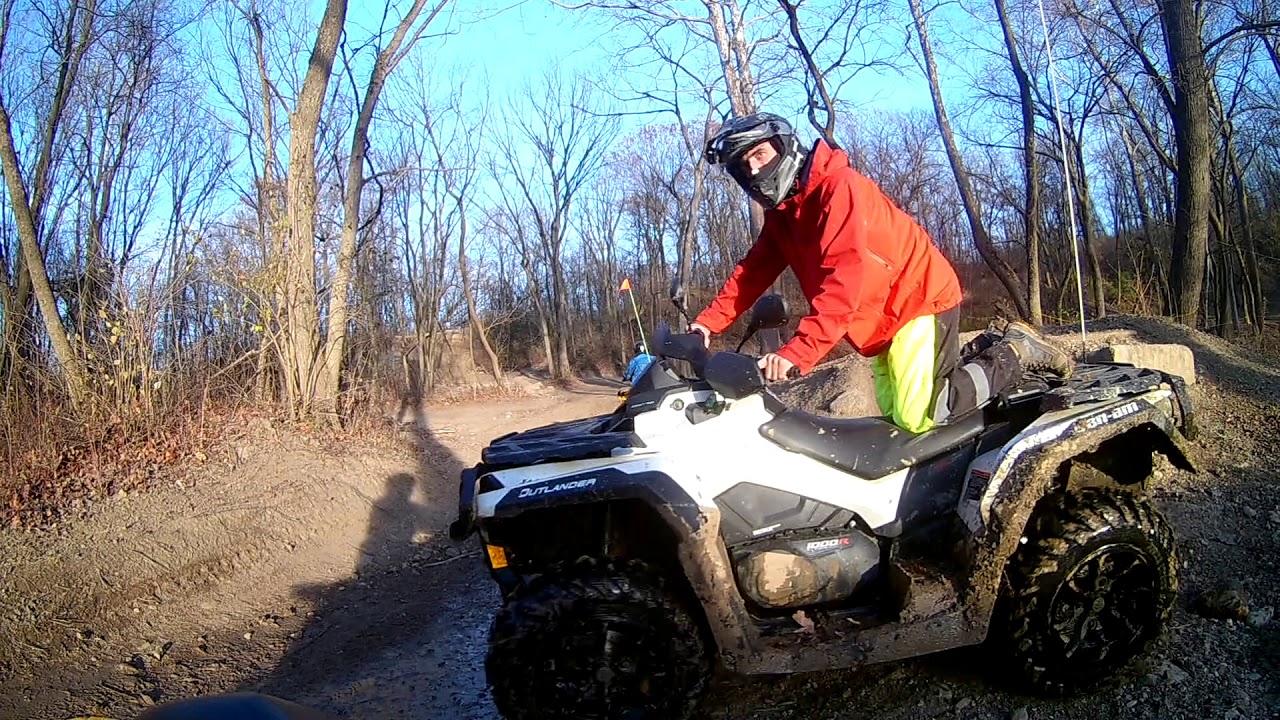 ATV'ing @ The Cliffs Insane Terrain park in IL 10/14 - YouTube