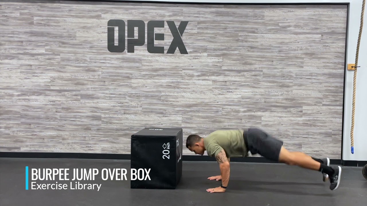 Burpee Jump Over Box - YouTube