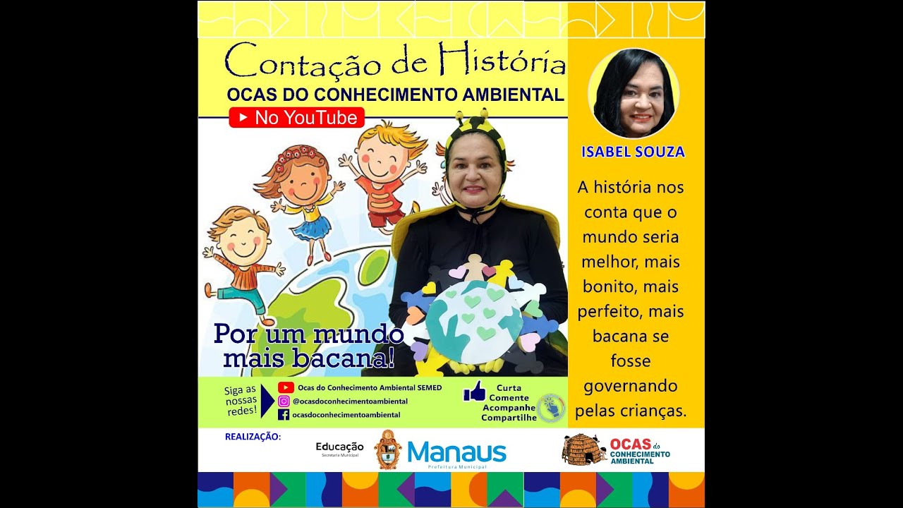 Abelinda Conta Histórias POR UM MUNDO MAIS BACANA - YouTube