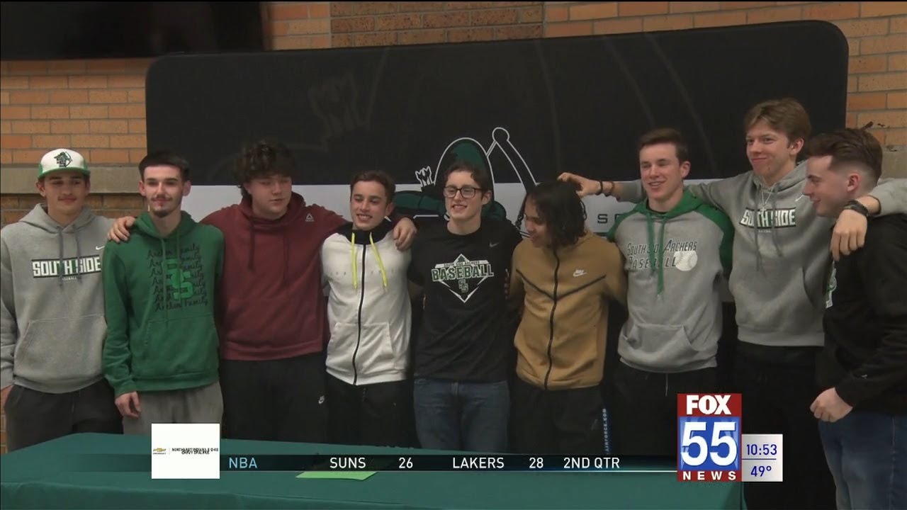 Hapner signs with IUPUC baseball program - YouTube