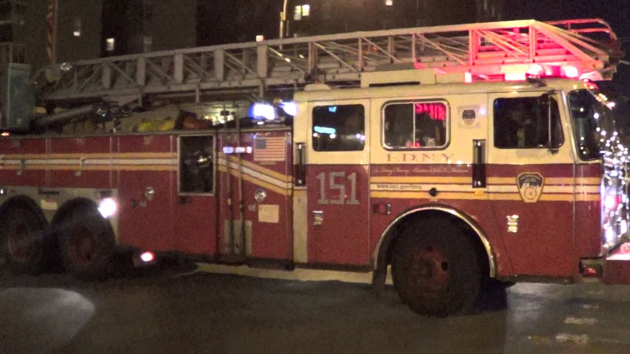 Fdny engine 305(spare) and Ladder 151(spare) - YouTube