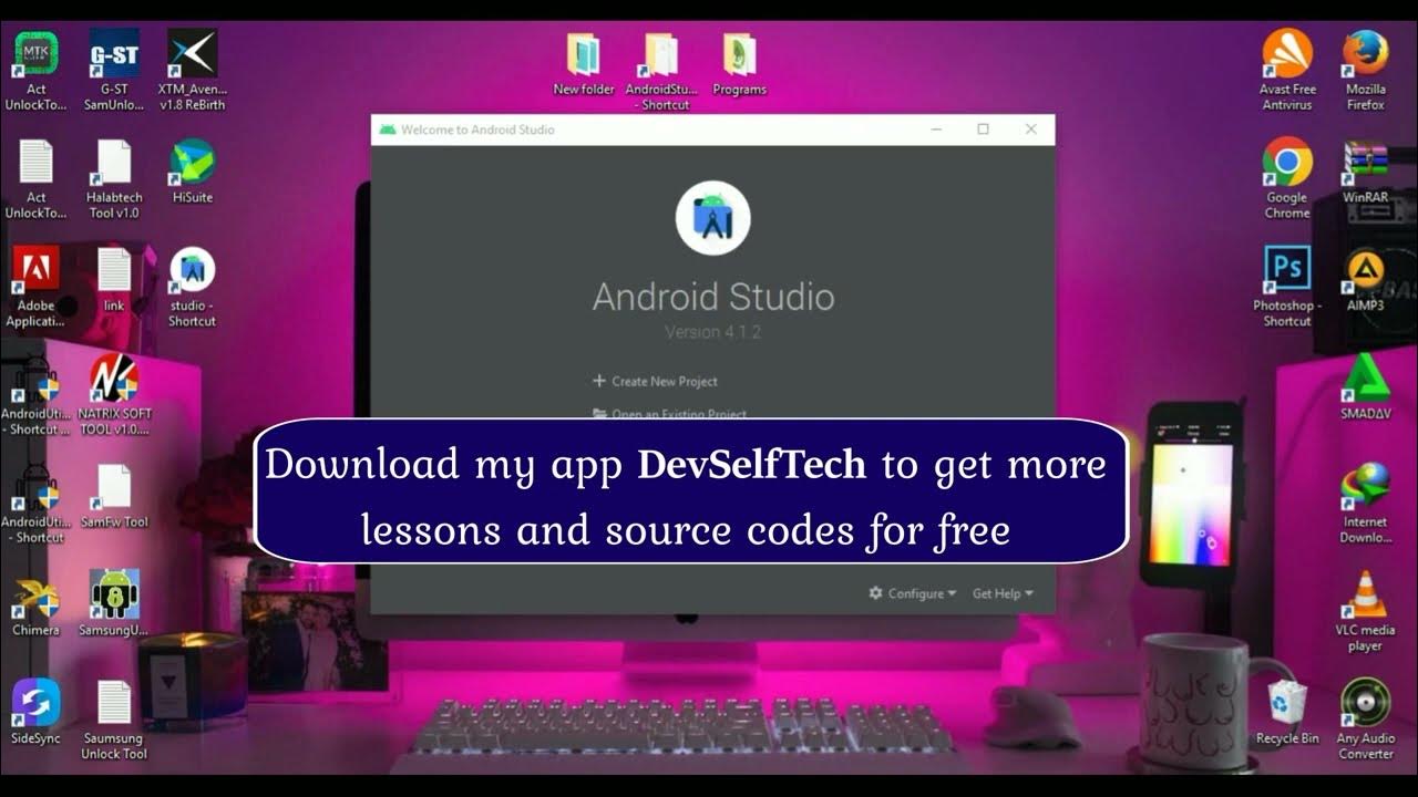 How to Create Android Apps Using Android Studio Java. Se01 Ep02 || DevSelfTech - YouTube