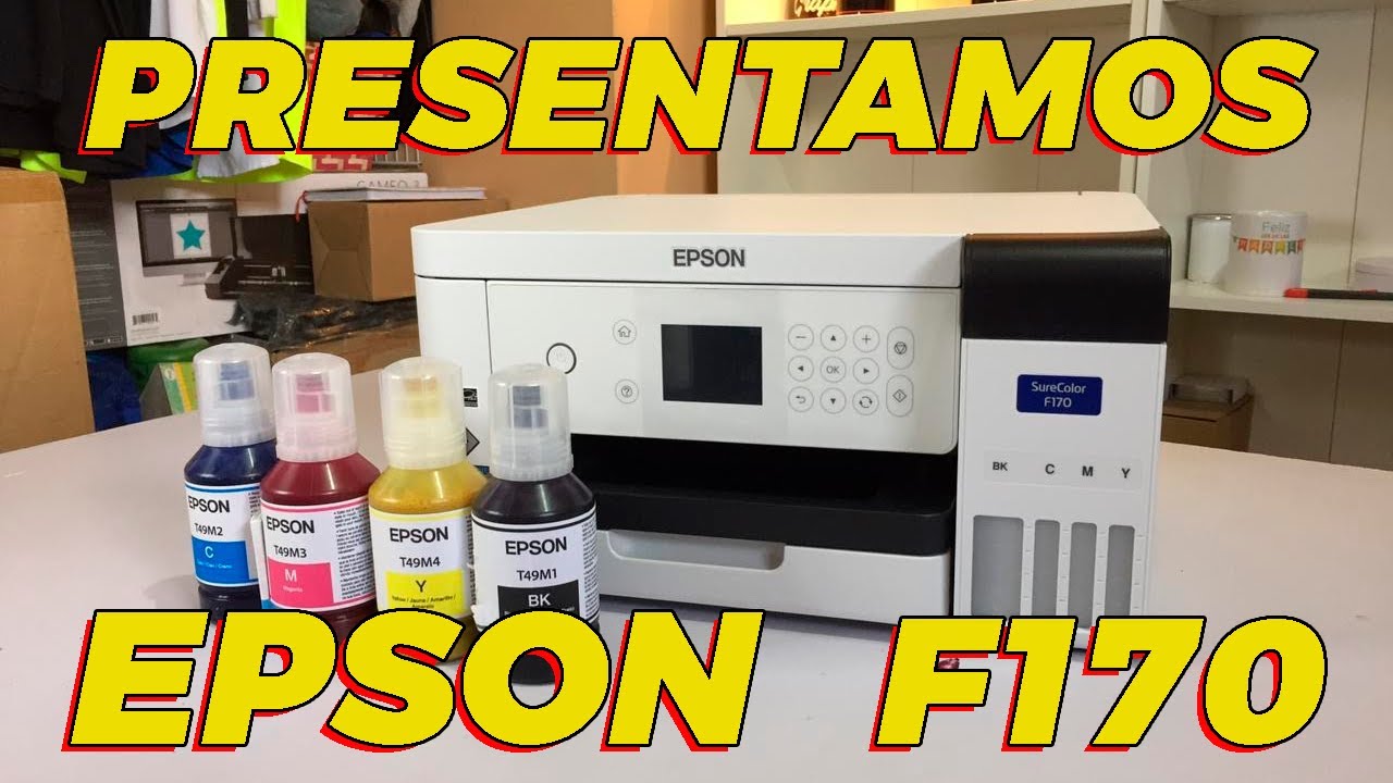 Presentamos la Epson F-170 exclusiva para Sublimación - YouTube