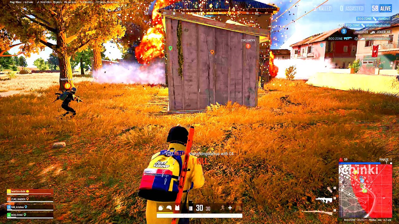 PUBG Erangel Map Gameplay ( 4K Ultra Graphics ) | Day 20 | ROG ZONE ...