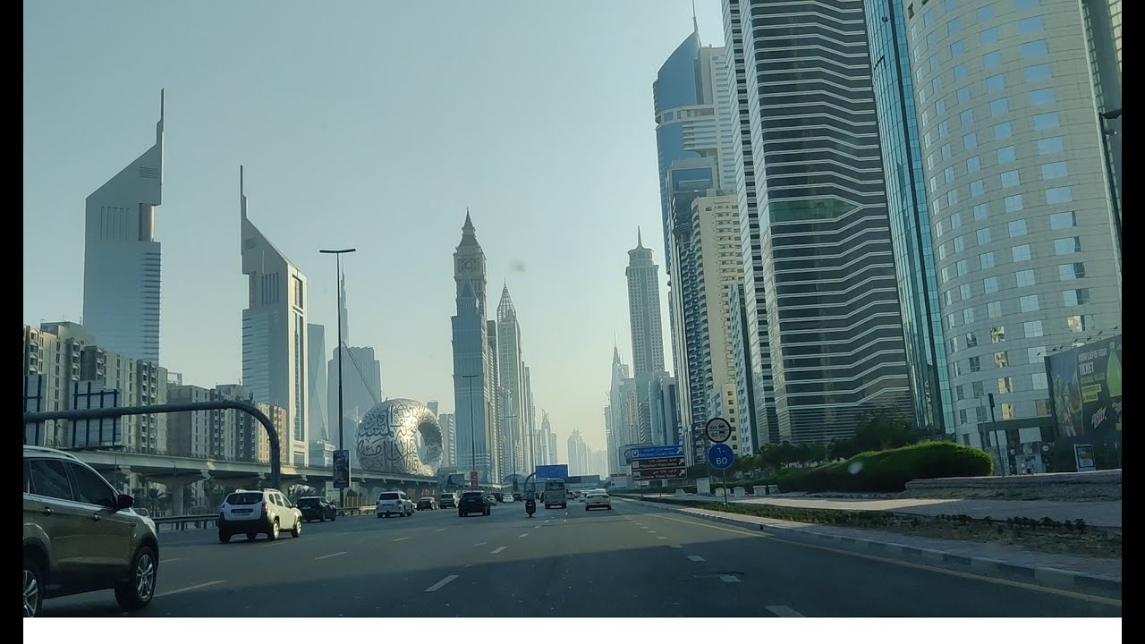 Transformation Of Dubai Sheikh Zayed Road - Now And Then ! - YouTube