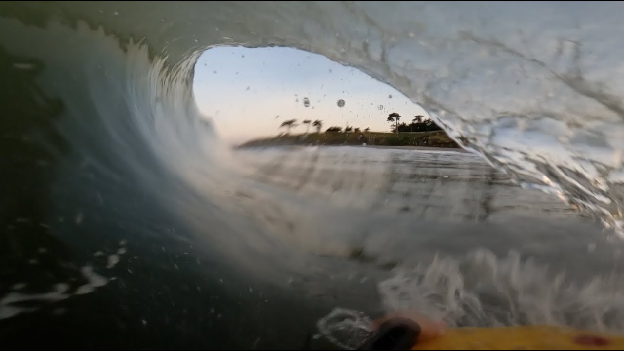 Bodyboarding Wedge Barrels (Part 2) - YouTube