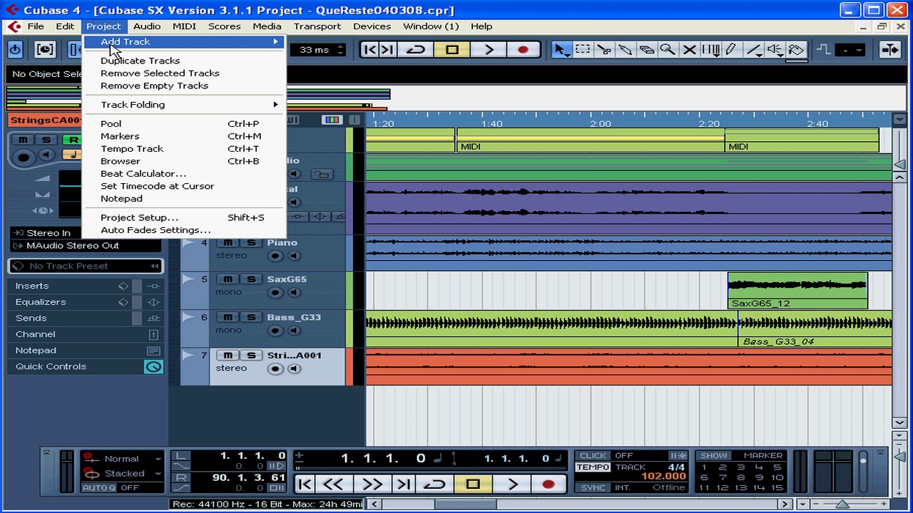 42 Cubase 4 video tutorial course Overview Panel - YouTube