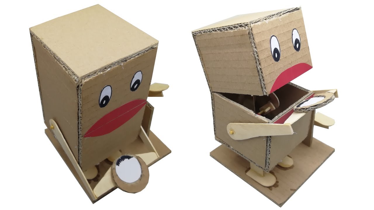 Coin Box From Cardboard - YouTube
