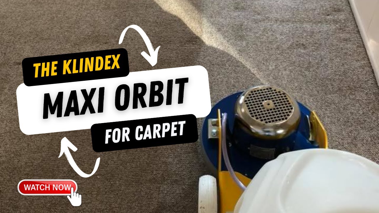 Maxi Orbit for Carpet Cleaning - YouTube
