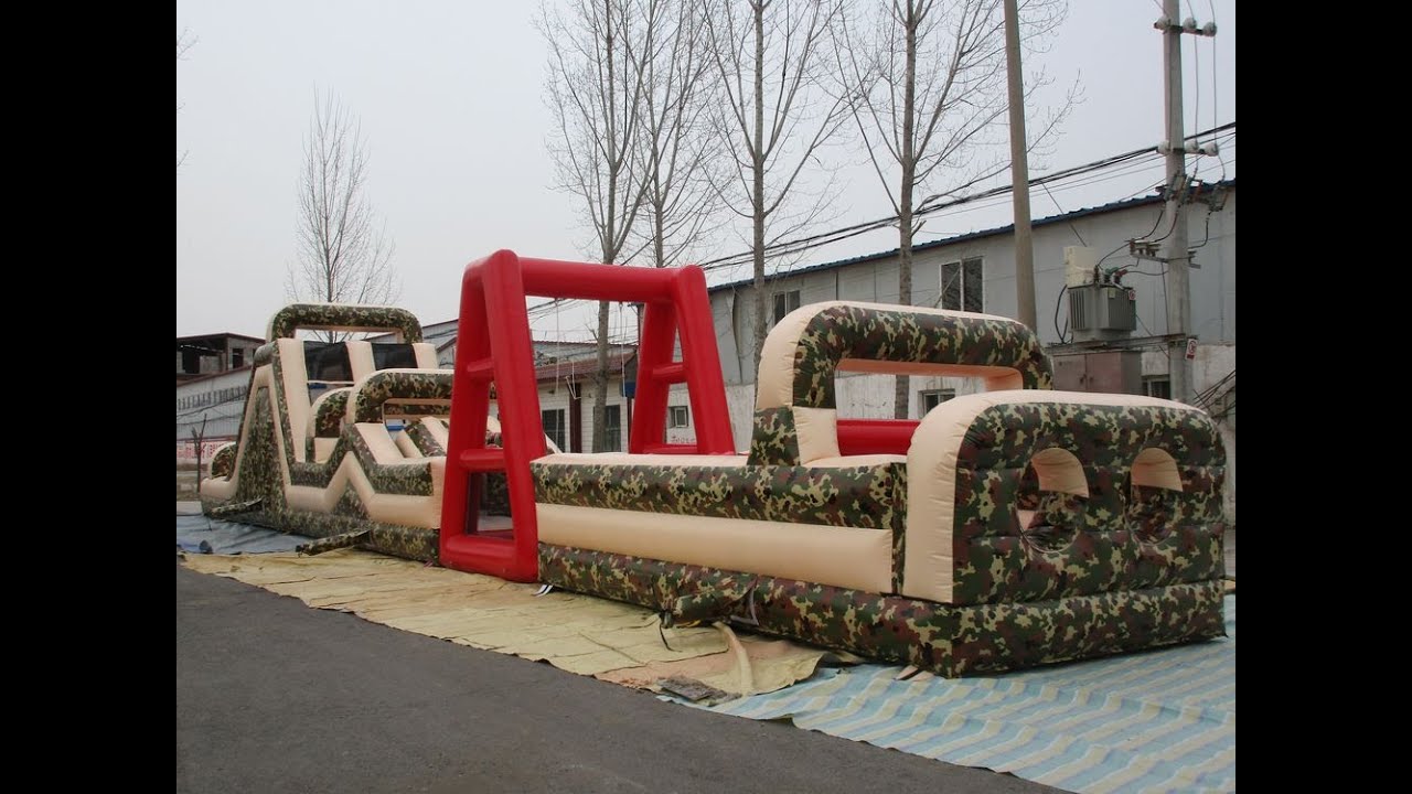 Inflatable boot camp, boot camp challenge,boot camp obstacle course ...