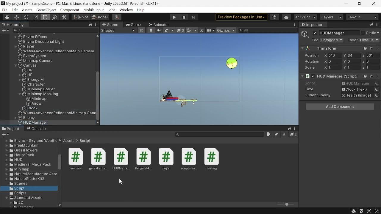 Praktikum Pemrograman Game Pertemuan 5 - YouTube