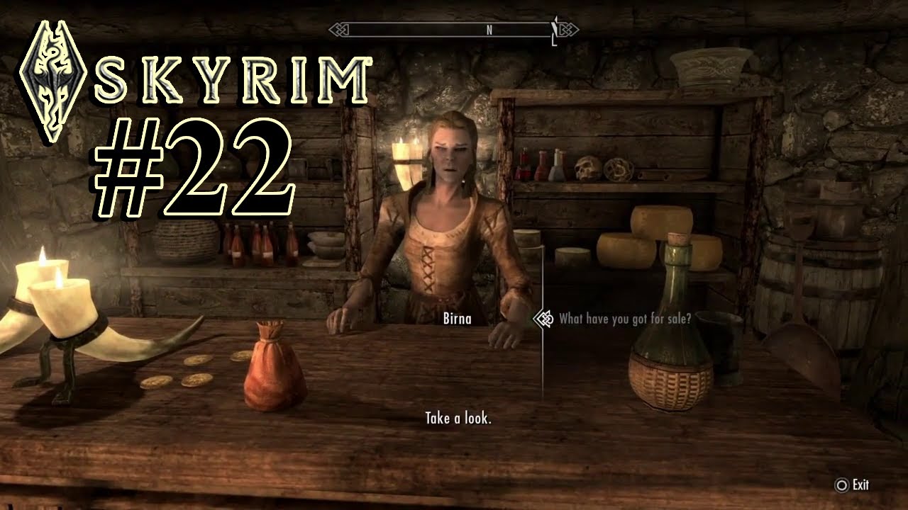 TES: Skyrim (Part 22) - Inventory Management - YouTube
