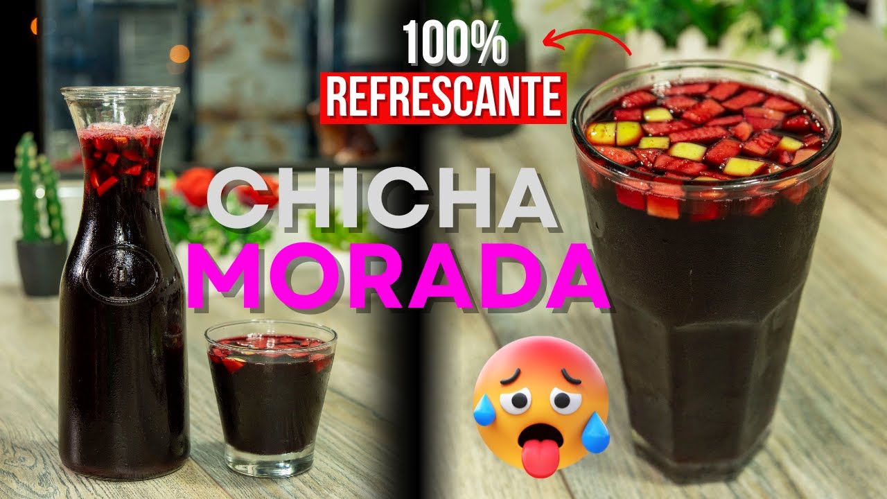 Así se prepara una CHICHA MORADA PERUANA bien deliciosa | SONQU - YouTube