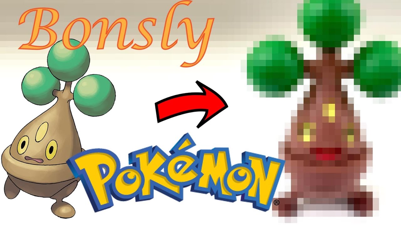 How to make Bonsly (Pokémon) - YouTube