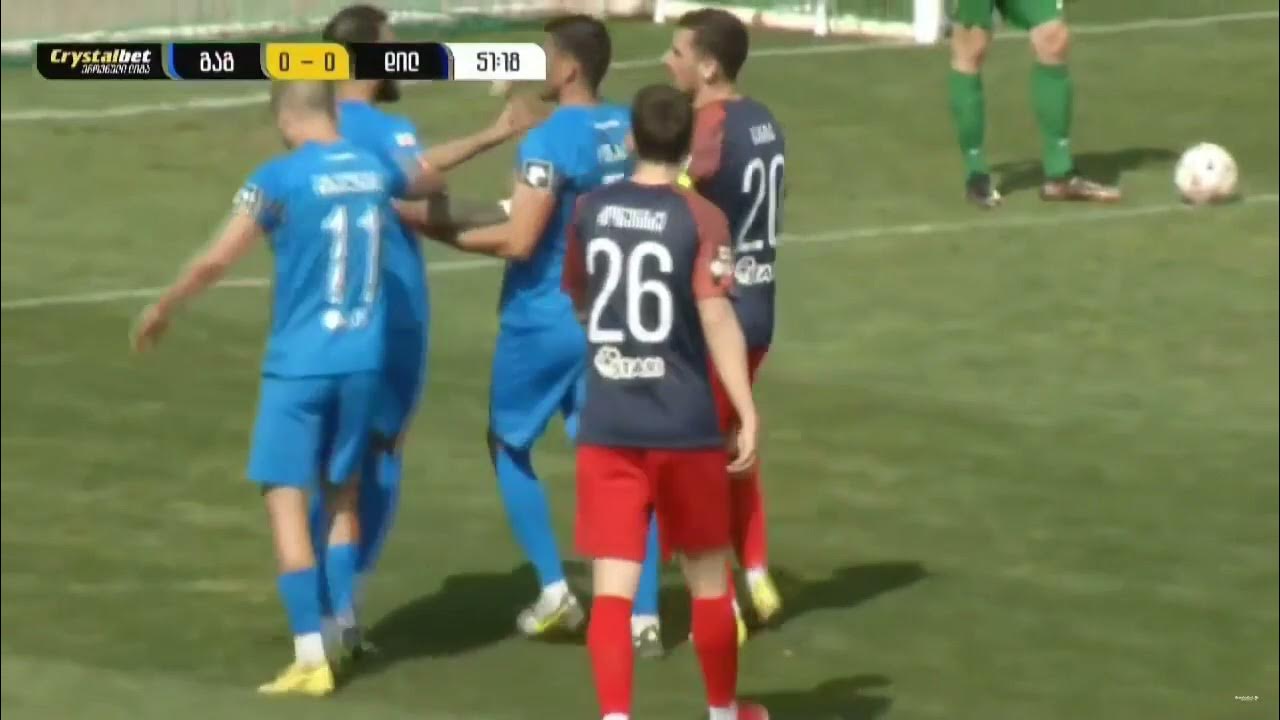 ოო იდი ნა ი რა ოქრიაშვილი მსაჯის შეურაწყოფის გამო მოედნიდან