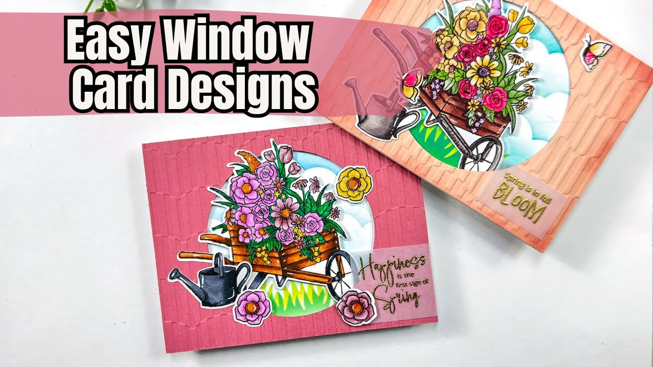 DIY Delight: Creating a Window Card ft. In Full Bloom Bundle! - YouTube