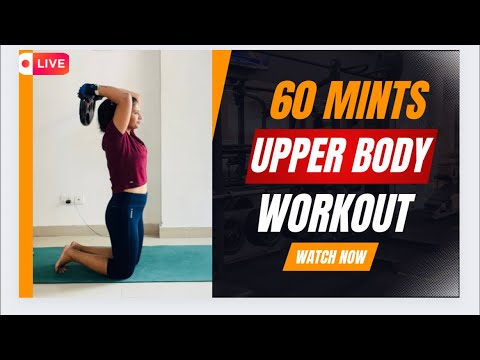 Gymguru vini is live Upper body workout at home🔥💯💪🥵#fatloss #fitmoms # ...