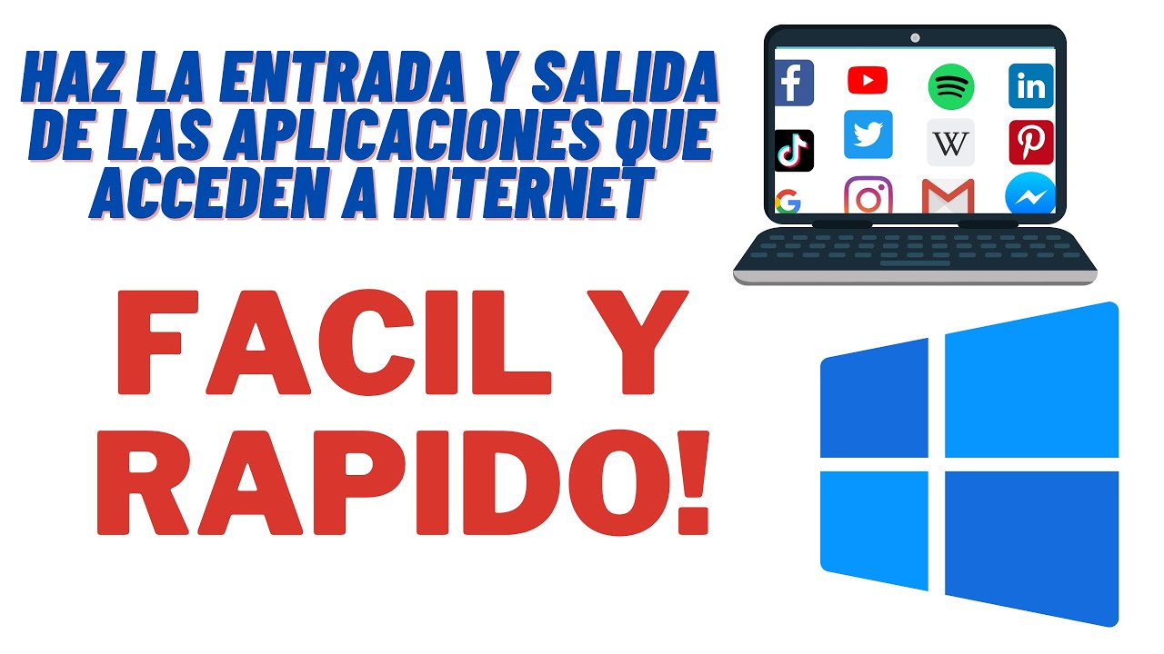 Como mejorar entrada y salida a Internet de tus aplicaciones - YouTube