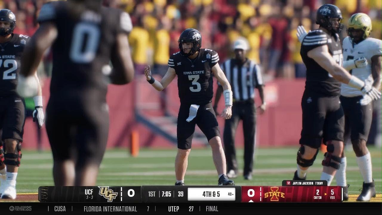 EA SPORTS College Football 25 Dynasty Mode – UCF Knights vs Iowa State ...