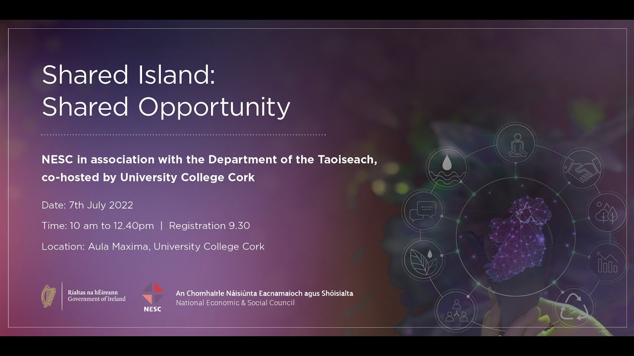 Shared Island: Shared Opportunity_Cork - YouTube