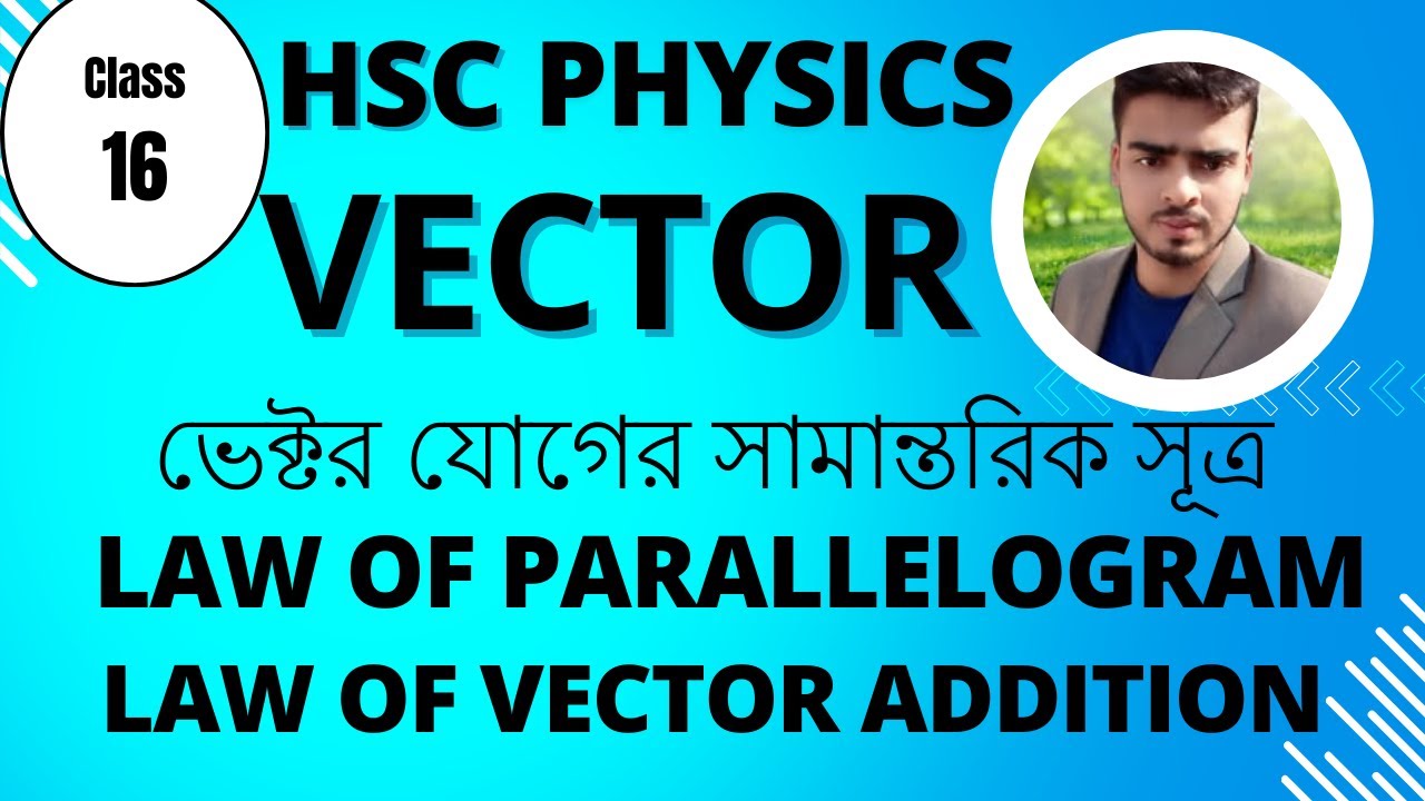 Hsc Vector-16 || ভেক্টর যোগের সামান্তরিক সূত্র ||Law of parallelogram ...