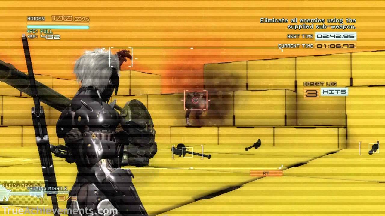 Metal Gear Rising: Revengeance - VR Mission 12 (Gold) - YouTube