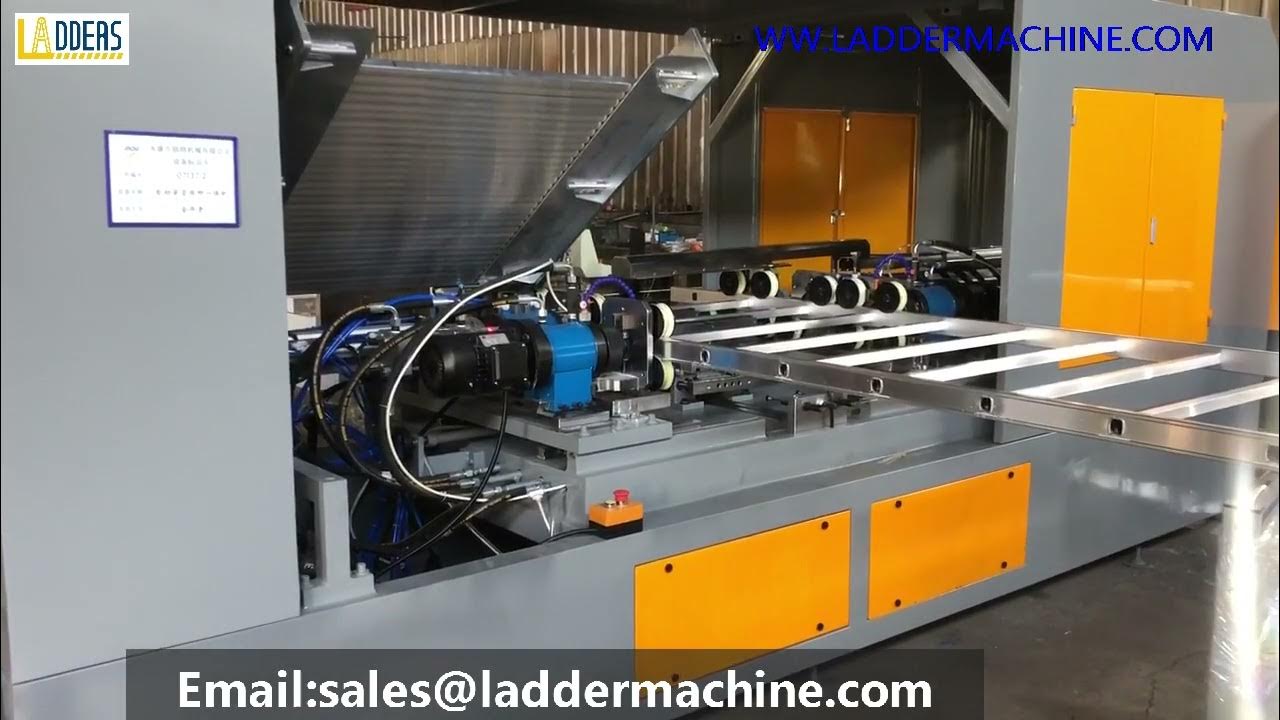 Fully Automation Aluminum Ladder Making Machines, Ladder Production ...