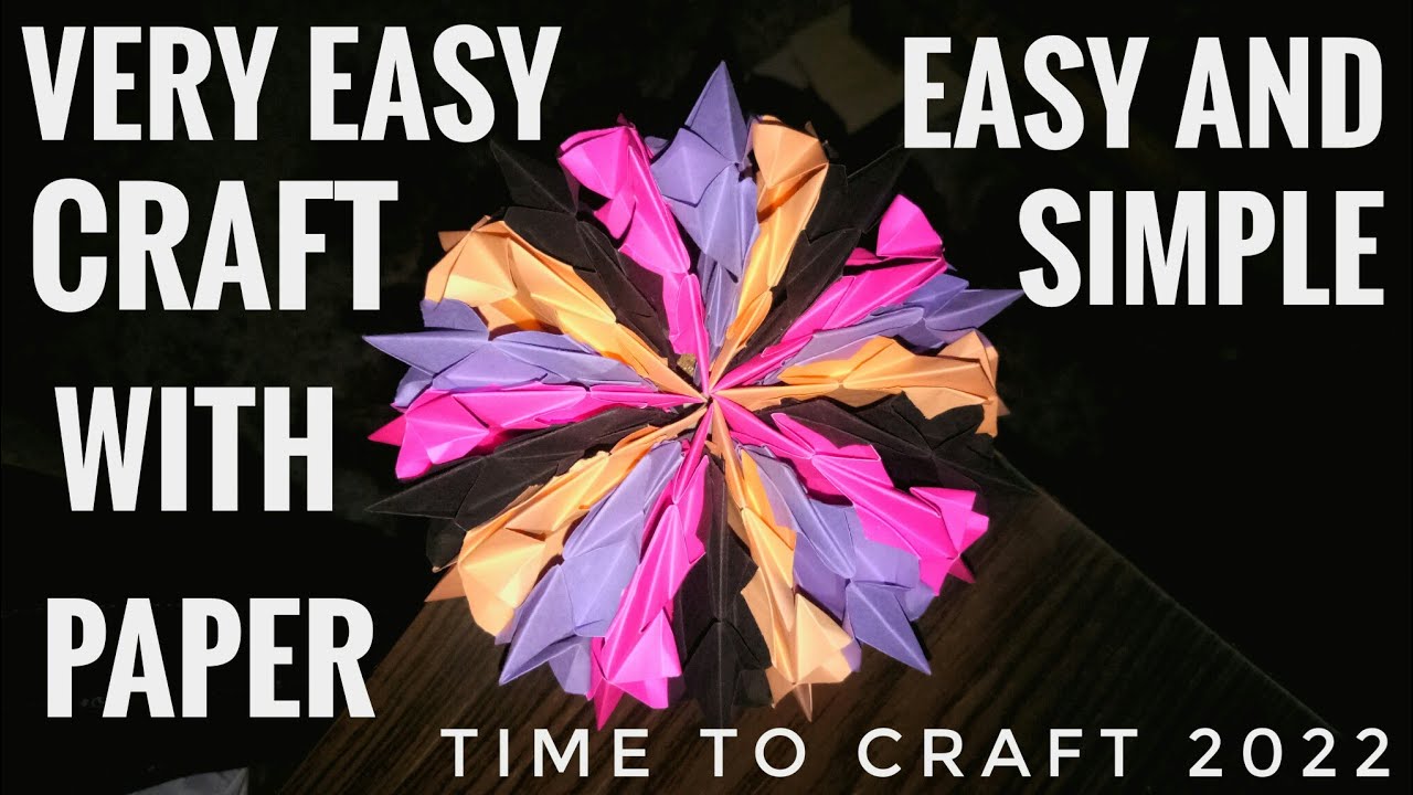 Very Easy Craft With Paper | Best craft Idea | DIY | DIY Craft School ...