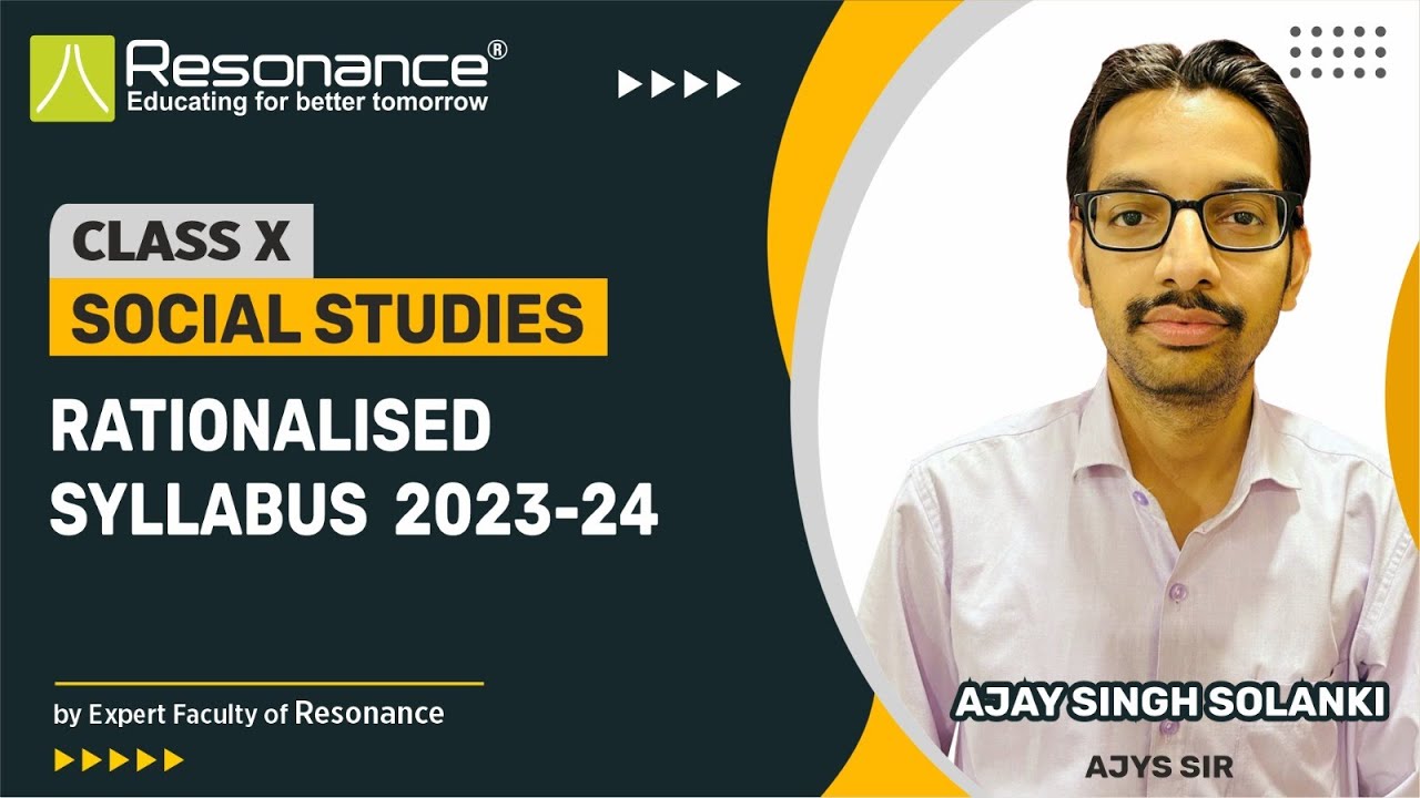 Rationalised Syllabus 2023-24 For Class 10th Students - YouTube