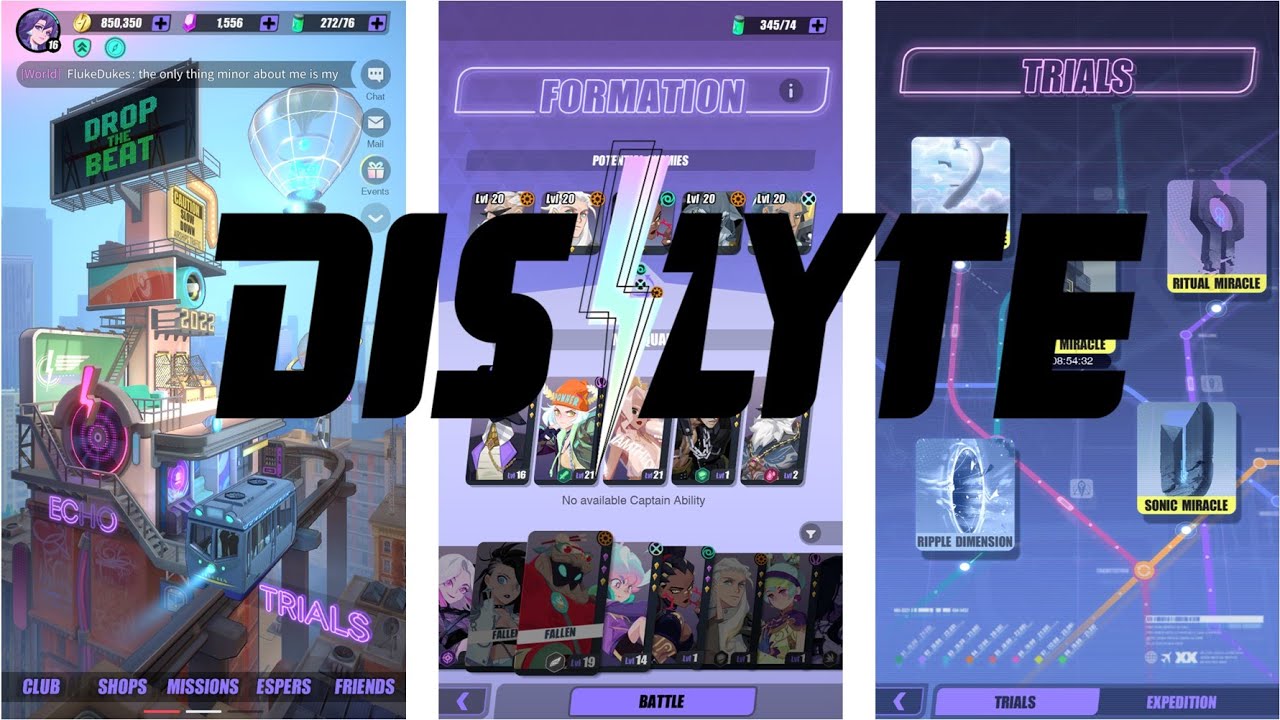 DISLYTE [TRIALS] CARA BERMAIN - Mona,Anubis,Li ling Vs Kronos, Apep ...