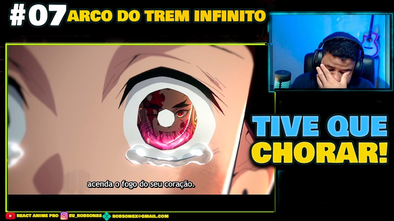 🟡EPISÓDIO FINAL - KIMETSU NO YAIBA - ARCO DO TREM INFINITO | React ...