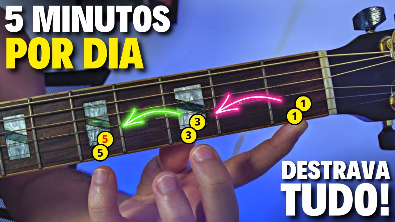 O melhor exercício para VIOLÃO SOLO - Pratique TODOS OS DIAS e destrave ...