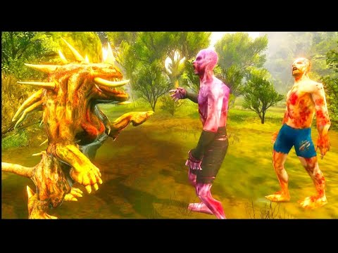 Mutant Creature Fight Round Attack - YouTube