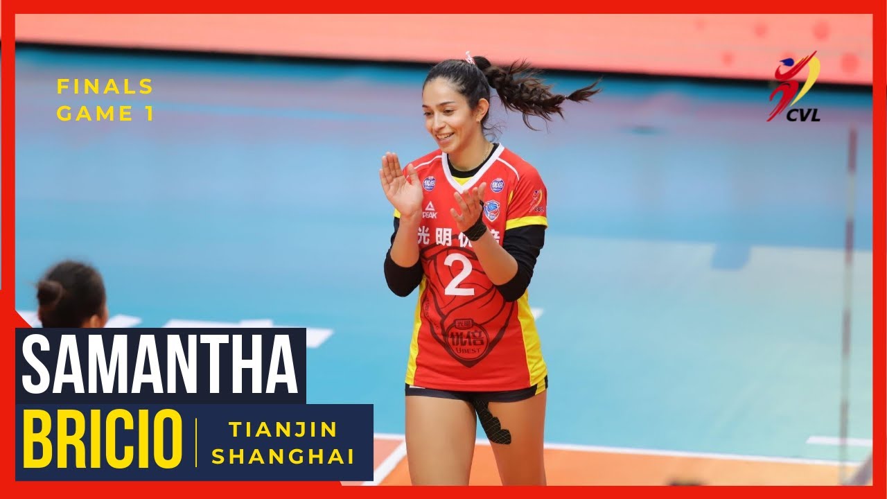 Samantha Bricio | Tianjin vs Shanghai | FINALS - Game 1 | China ...