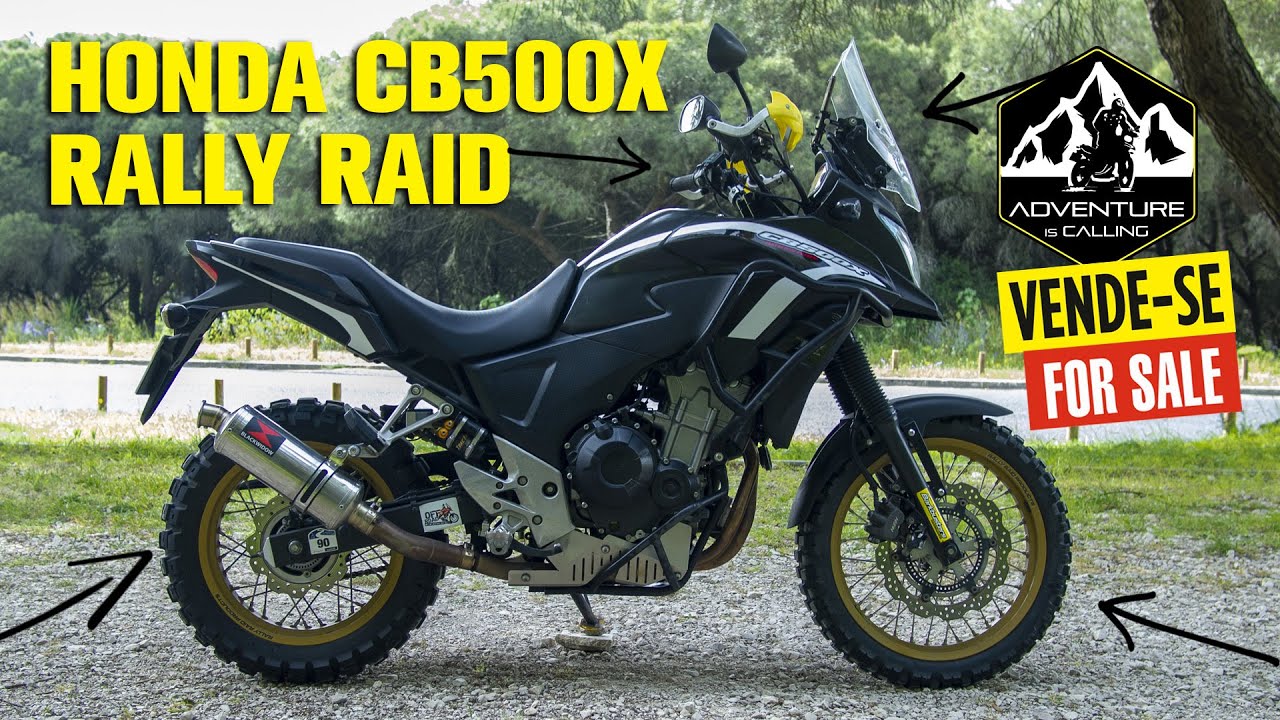 A minha Honda CB500X Rally Raid está à venda! - YouTube