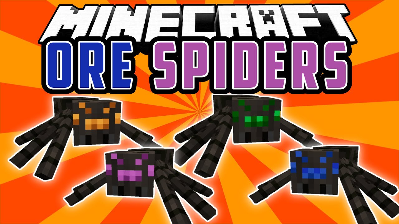 ORE SPIDERS: Arañas Que Dropean Diamantes, Hierro, Esmeraldas ...