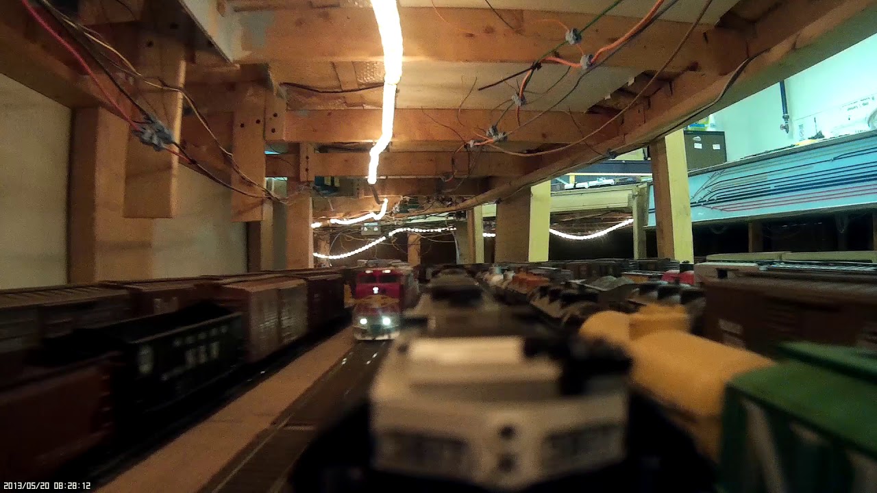 Durand Model Railroad Club Train Shot - YouTube