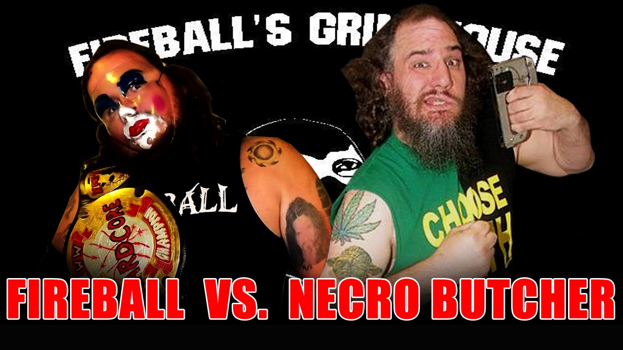 Justin Fireball vs. Necro Butcher (Fireball's Grindhouse Wrestling Show ...