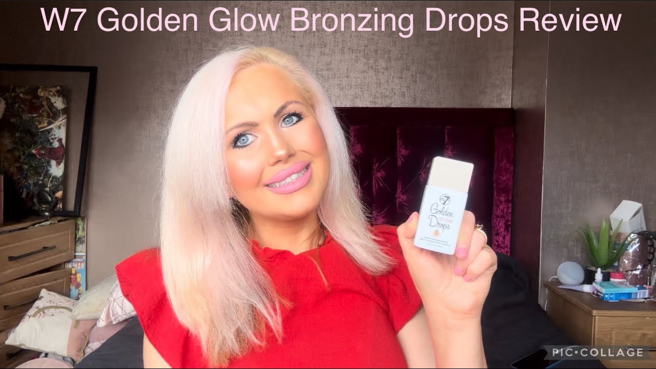 W7 Golden Glow Bronzing Drops Review & Demo - YouTube