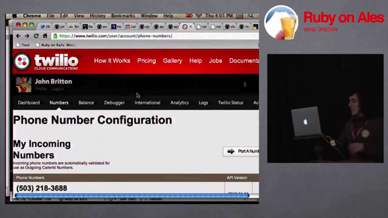 Ruby on Ales 2011 - Quick and Dirty Apps with Sinatra, DataMapper, RestClient & Heroku - YouTube
