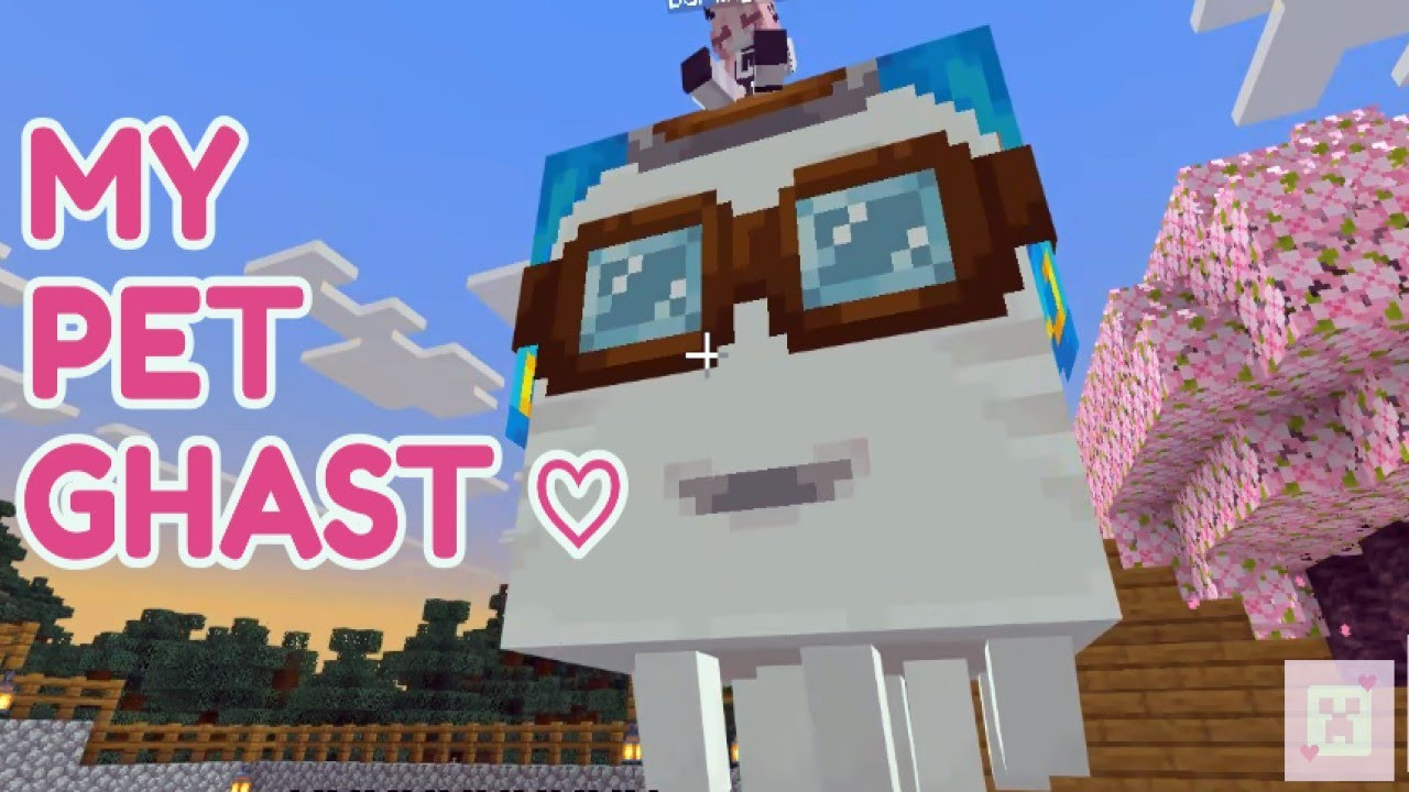 How to Get a Pet Ghast in Minecraft ♡ #minecraft #happyghast - YouTube