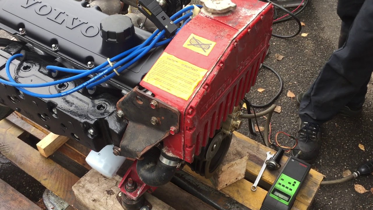 Volvo Penta AQ151B Marinemotor - Probelauf - Motoren – Überholung ...