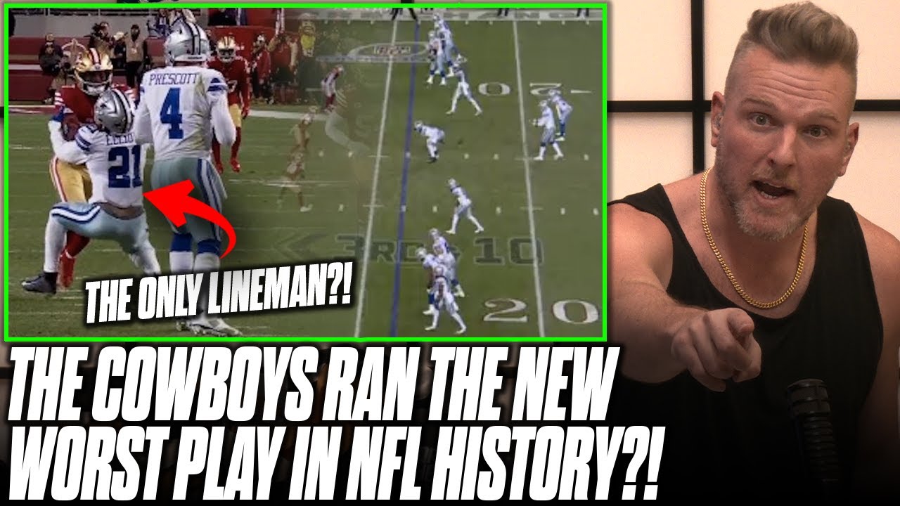 Pat McAfee Says Cowboys Last Play vs 49ers Is New Worst Play In NFL ...