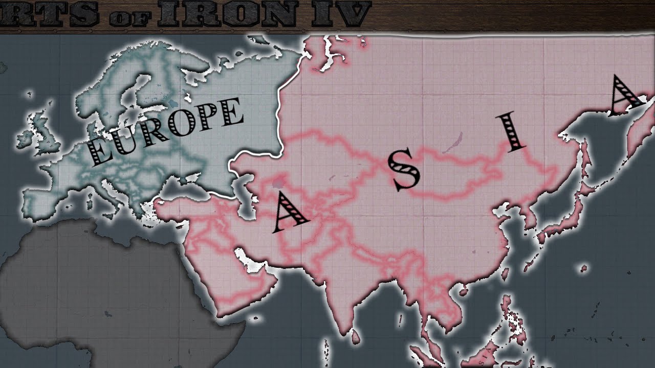 Asia Vs Europe - Hoi4 Timelapse - YouTube