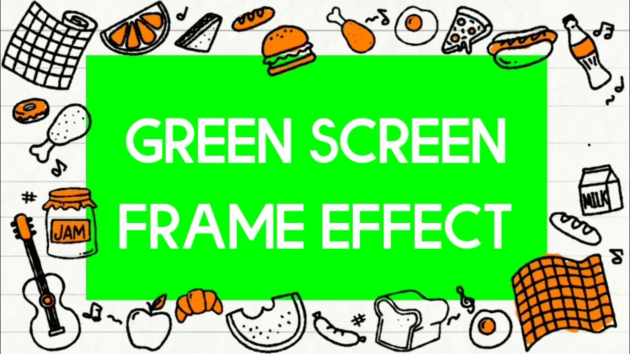 Green screen frame effect - YouTube