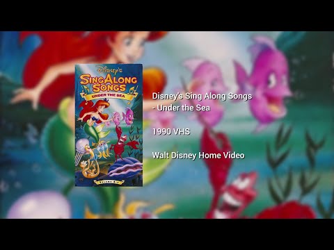 Opening and Closing to Disney's Sing Along Songs - Under the Sea 1990 VHS