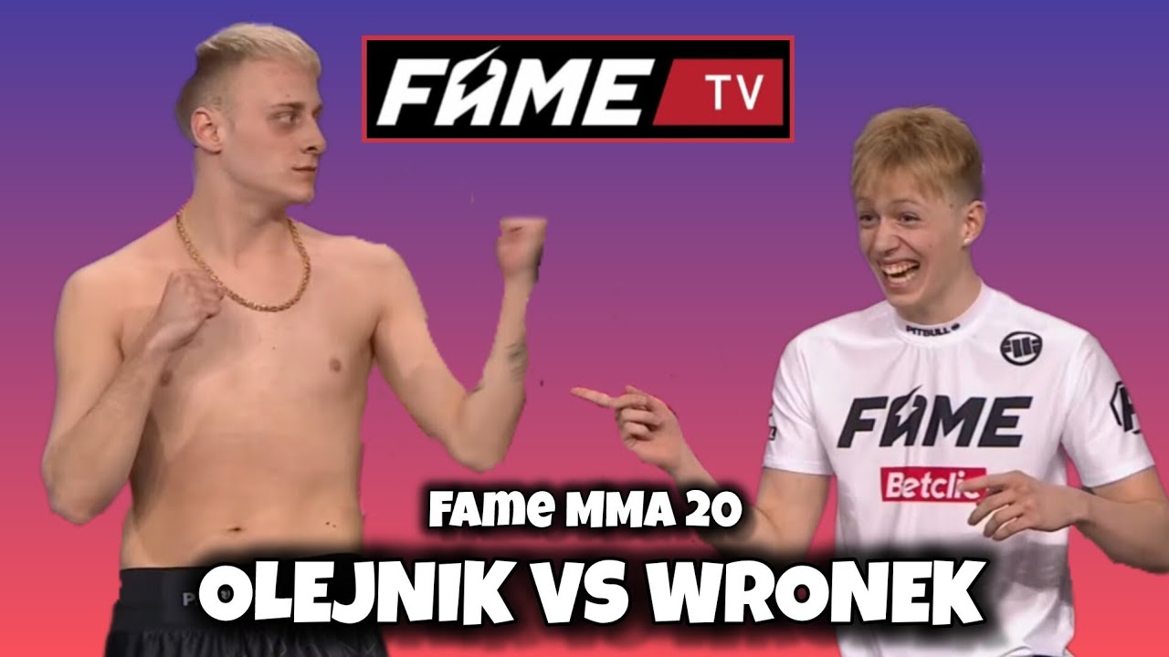 Olejnik 🆚 Wronek | Fame MMA 20 | - YouTube